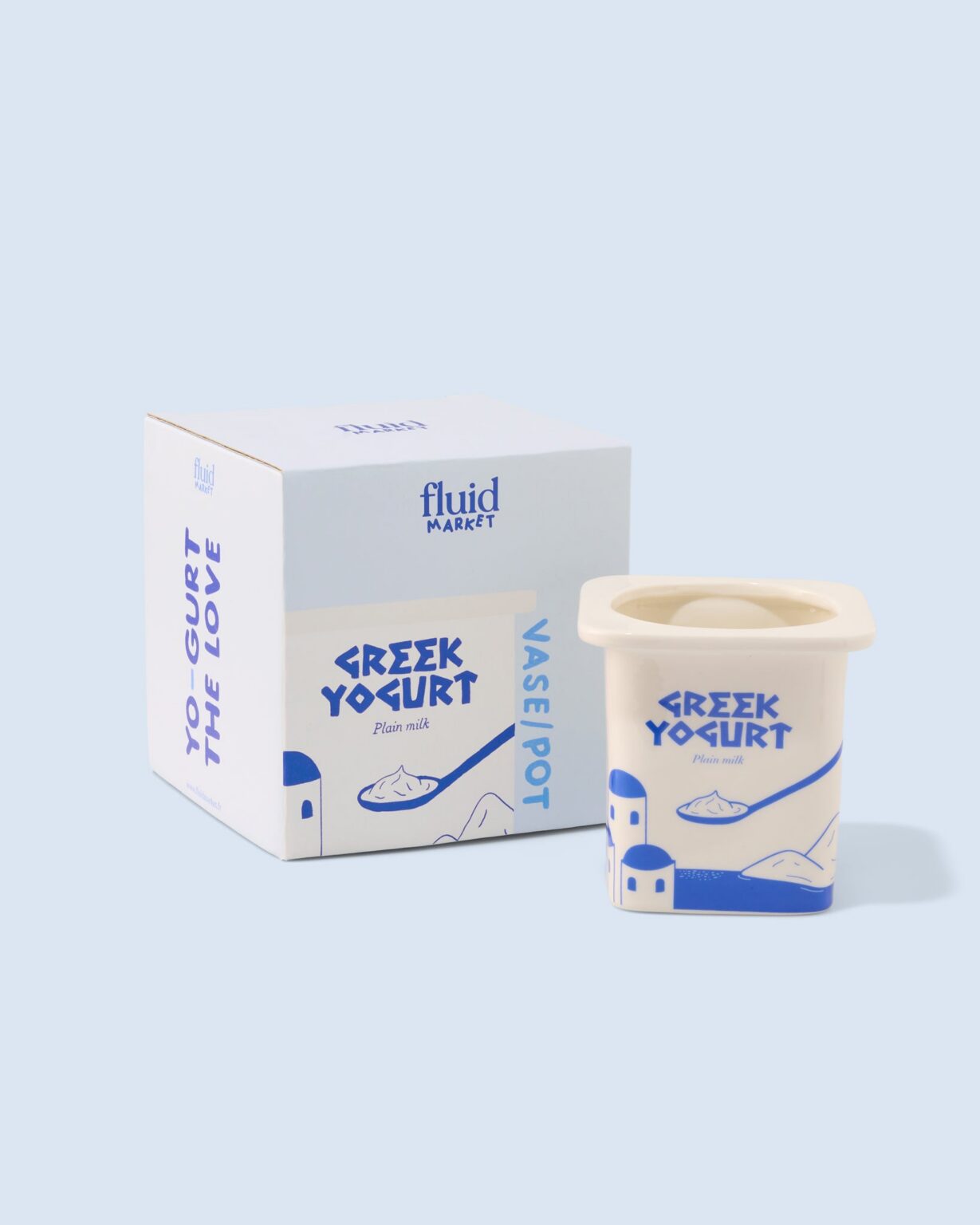 Fluid Market Greek Yogurt Vase - TALI Concept Store